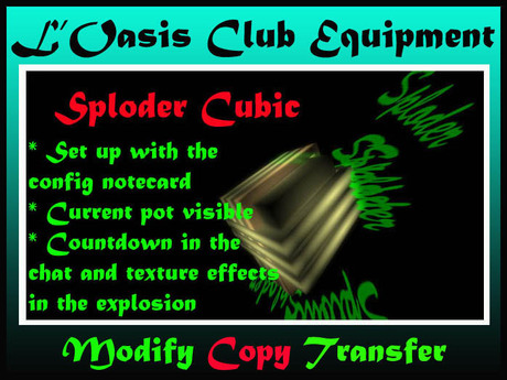 Second Life Marketplace - sploder cubic